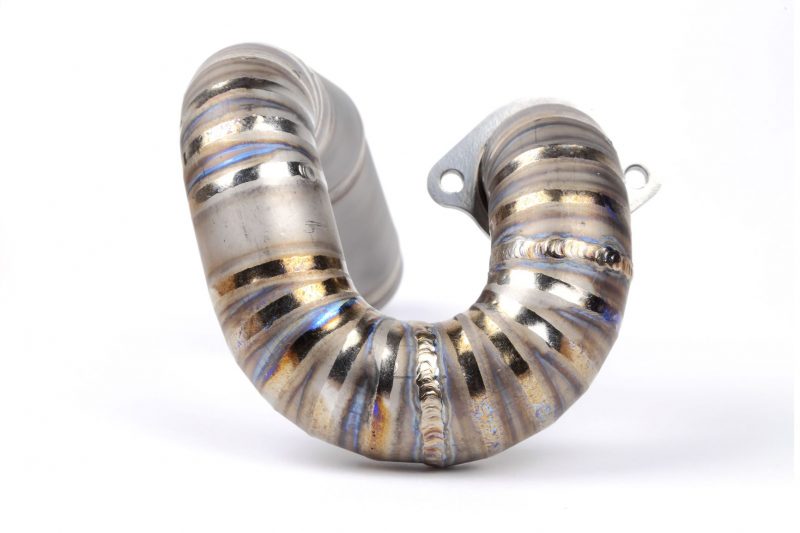 S3 Titanium Front Pipe – SHERCO / SCORPA 2T 2015-2020 | Trial Enduro Direct