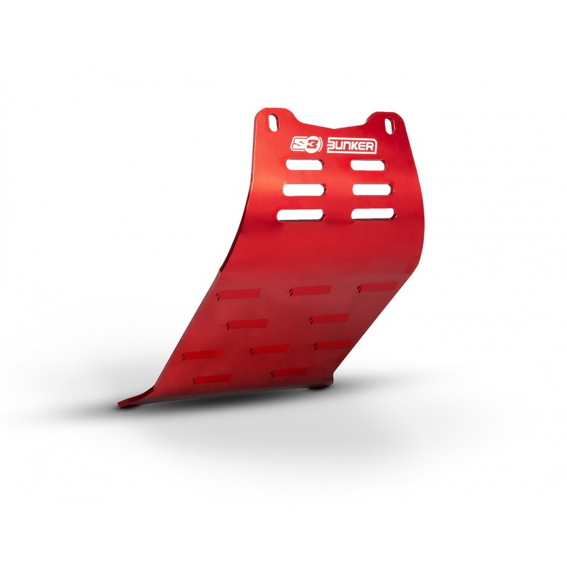 S3 ‘BUNKER’ PROTECTOR PLATE RACING – TRRS RED | Trial Enduro Direct