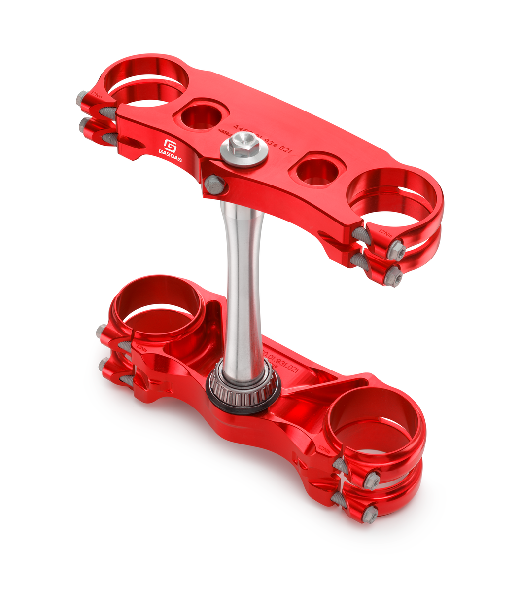 Factory Racing Triple Clamp – 2024 Red | Trial Enduro Direct