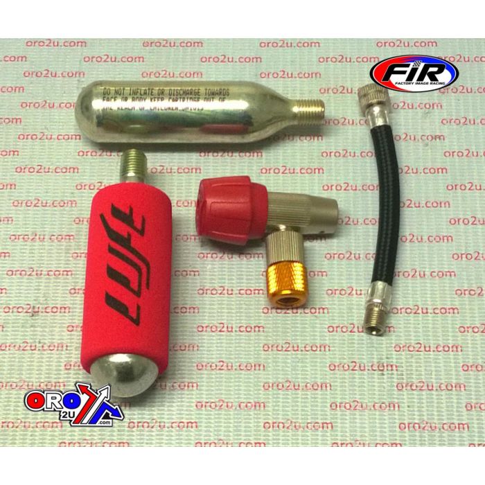 Emergency Co2 Tyre Inflation Kit with Adapter Valve | Trial Enduro Direct